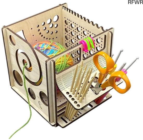 RFWR® Draadkommen voor Breien en Haken - Handige Organiser met Accessoires | bol
