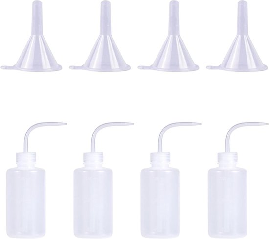 Allecto Plus - 250 ml knijpfles van kunststof voor veilig gebruik in ...