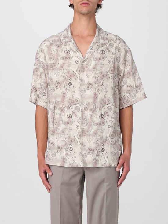 Paisley Peace Symbol Silk Shirt - Multicolor | bol