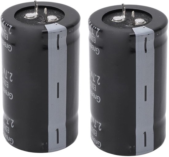 2pcs 2.7V 500F Capacitor Super Capacitor Rectifier Capacitor Energy ...
