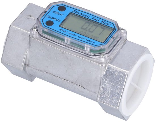 2 inch Turbine Flow Meter, 35 To 200 L/min Electronic Digital Fuel ...