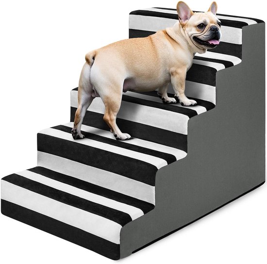 Pawk Dog Stairs Huisdierentrap met Afneembare Hoes, 3 Treden, Hoog ...