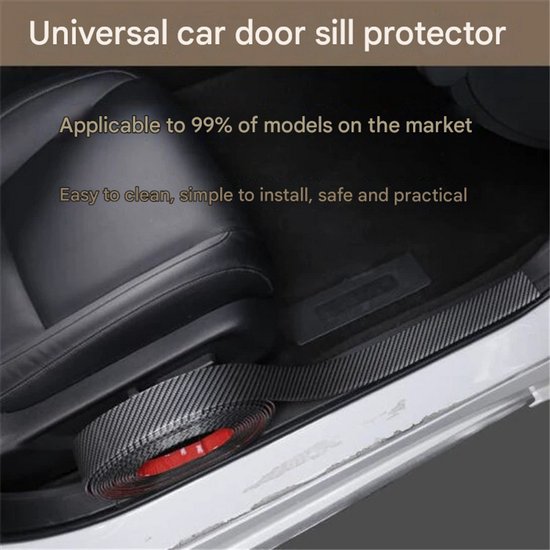 Crrynuo 1 Stuk - Universele Auto Dorpel Beschermer - Auto Accessoires ...