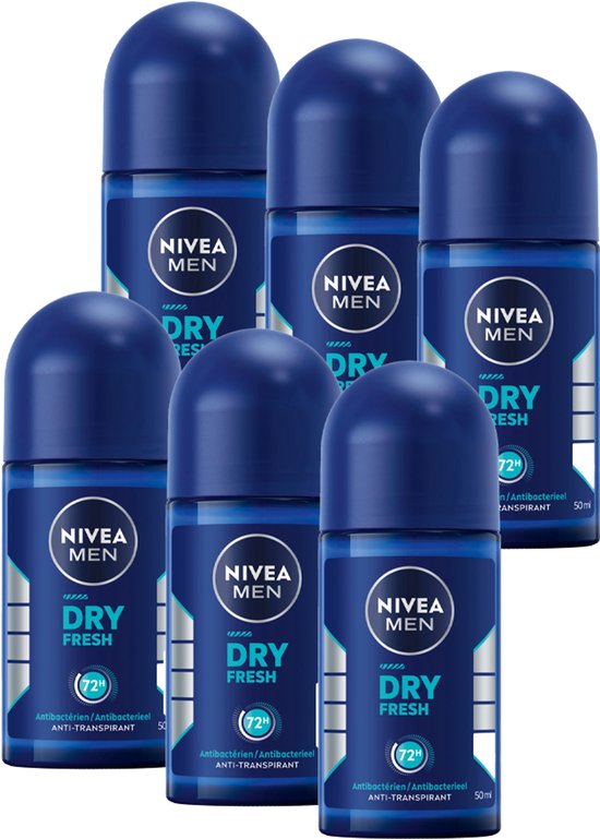 NIVEA MEN Dry Fresh Anti-Transpirant Deo Roller - 72u bescherming ...