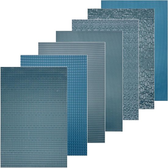 Allecto Plus - Modeltegels voor modelbouw - 7 stuks - Mini-dakpannen en PVC daktegels... | bol