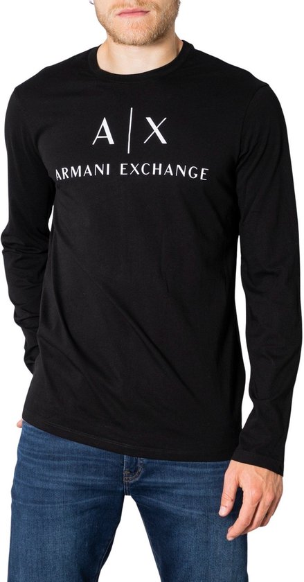 AX Logo Long Sleeve Tee - Black Shirts | bol