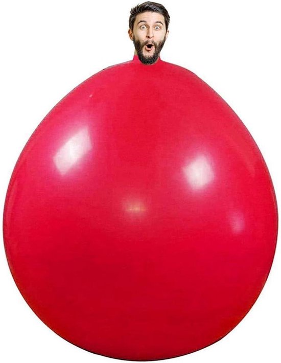 Zeynomax- Gigantische Ballon van 72 Inch voor Klimmen in Rode Dikke ...