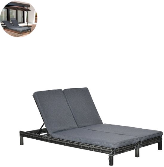Ligbed - Tuin - Zonnebed - Ligstoel - Loungebed - Weerbestendig ...