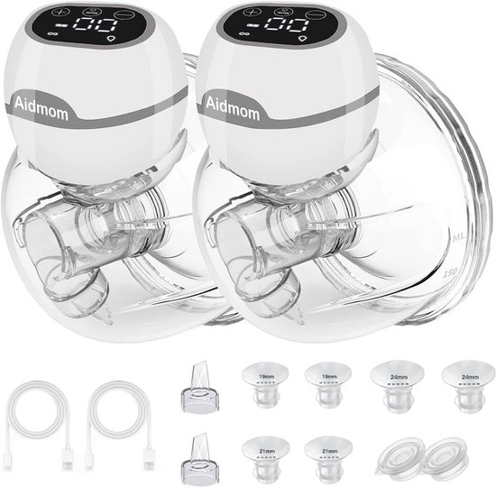 Dubbele Elektrische Borstkolf - Draagbare Oplaadbare Borstpomp - 3 Modi ...