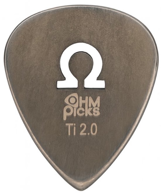 Ohm - Titanium - plectrum - 2.00 mm | bol