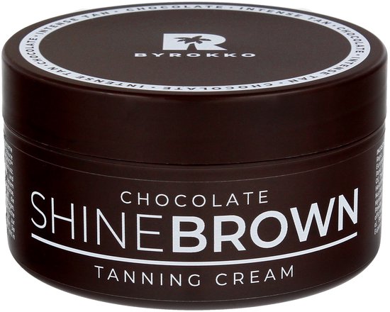 Byrokko - Shine Brown - Chocolate - Tanning Cream - 200ml | bol