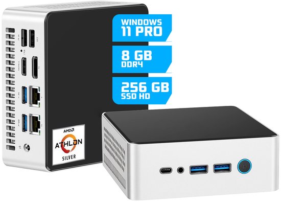 GMR Ultra mini Smart Computer met snelle AMD Silver - Business Office ...