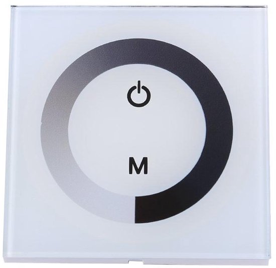 Allecto Plus - Wand Touch Panel Controller voor Enkele Kleur LED Strip ...