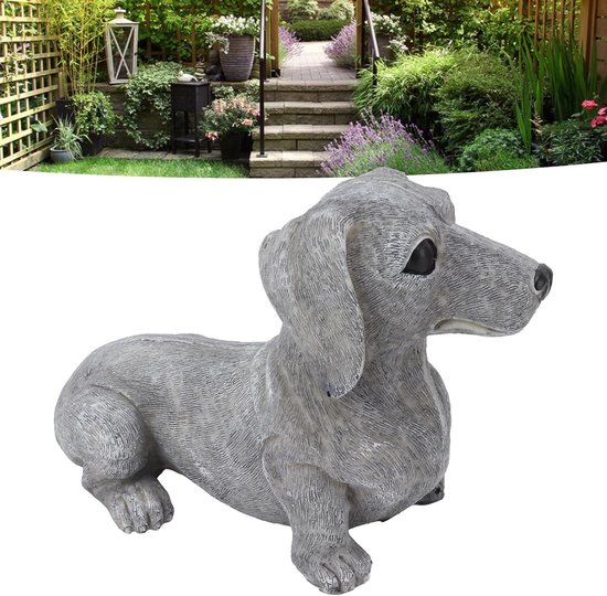 JGS Premium - Statues de jardin de chien réalistes pour la Décoration ...