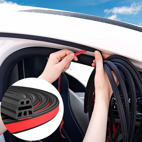 Allecto Plus - Universele Auto Deurafdichting 16 meter, zelfklevende ...