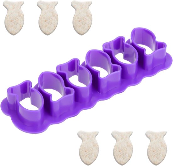 Allecto Plus - Mini Fish Cookie Cutter Set voor Baking - 6-delige ...
