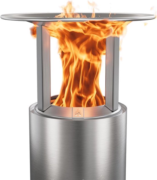 Heat Deflector with 3 Removable Legs for Bonfire Fire Pit 304 Stainless ...