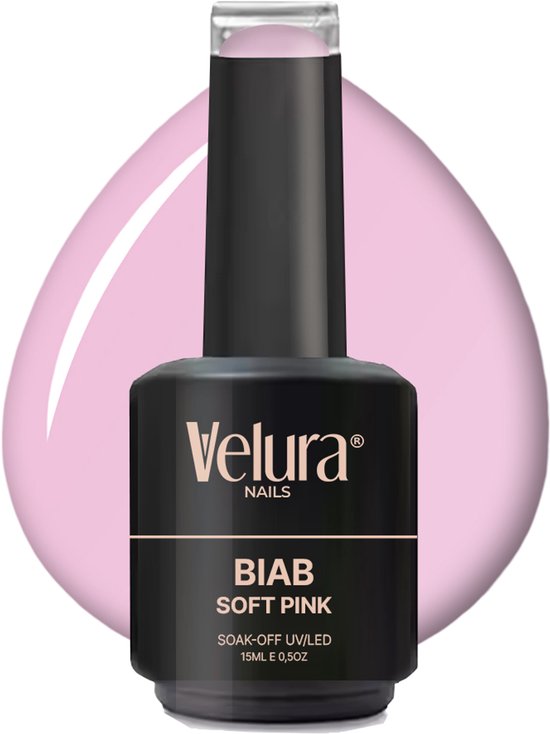 Velura® BIAB | Builder in a Bottle | 15ml Soft Pink | Liquid Builder Gel | BIAB Gel... | bol