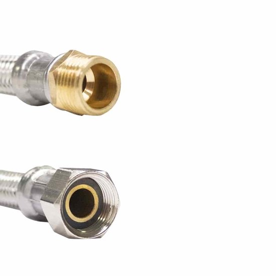 Flexibele Waterslang 3/4 inch, Drinkwater, RVS, 500mm | bol