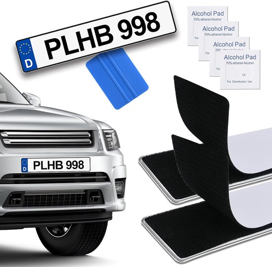 License Plate Houder - 50 x 10 cm - Zelfklevend - Weerbestendig - Auto ...