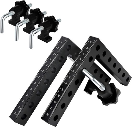 Hoekklem - Aluminiumlegering - Voor houtbewerking - Vierkante klem voor ...