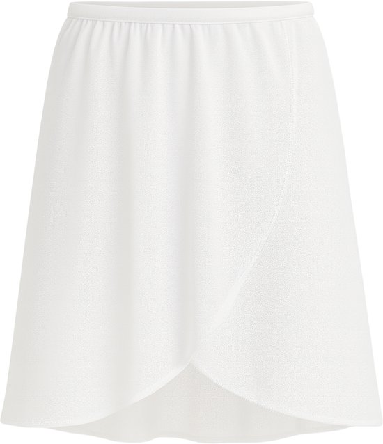 Dancer Dancewear® Balletrokje "Symfonia" | in het WIT | Wikkelrokje ...