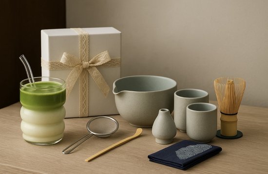 Luxe Matcha Set 11-delig Limited Edition - Gratis Glas & Rietje ...
