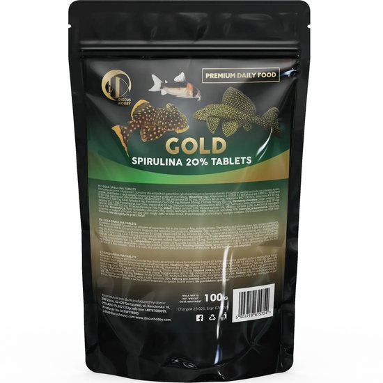 Premium Daily Food - Gold Spirulina 20 % Tablets 100 gram | bol