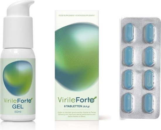 Virileforte - Dé nummer 1 voor mannen - Erectiepillen - 8 Tabletten ...