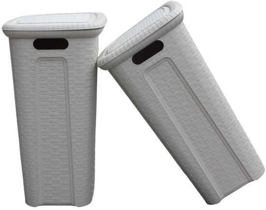 Weave - Wasmanden - Wasmand - Wasmand Met Deksel - Hoog Model – 53 ...