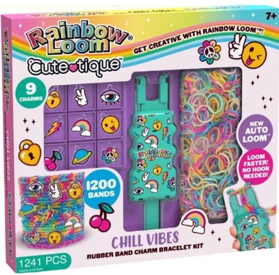 BANDAI Rainbow Loom Cute Tique Automatische Armbandenmaker Kit ...