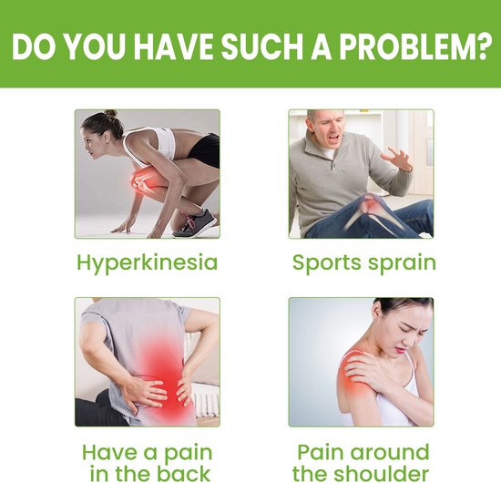 4 stuks pijnstillende pleisters, verlichting van pijn in de ...