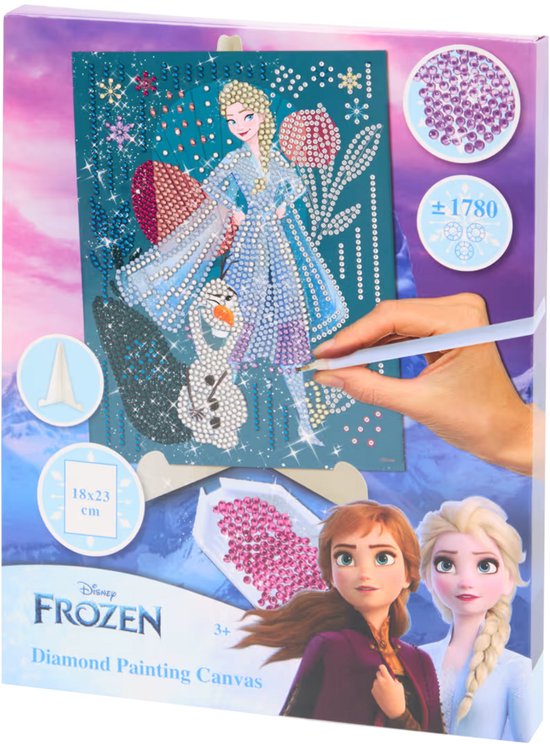 Disney Frozen Diamond Painting Canvas voor Kinderen - Diamant ...
