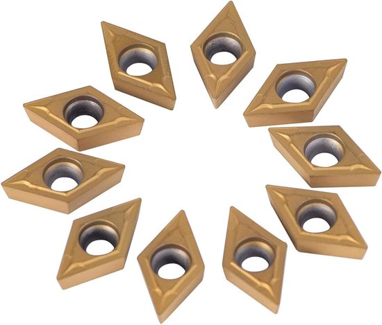 JGS Premium - 10 stuks CNC draaibank hardmetalen wisselplaat voor staal ...