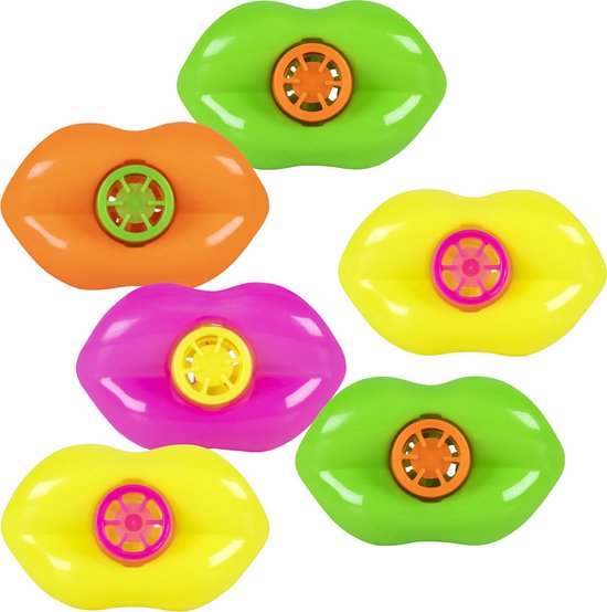 Mondfluitjes fluitende lippen assorti. | bol.com