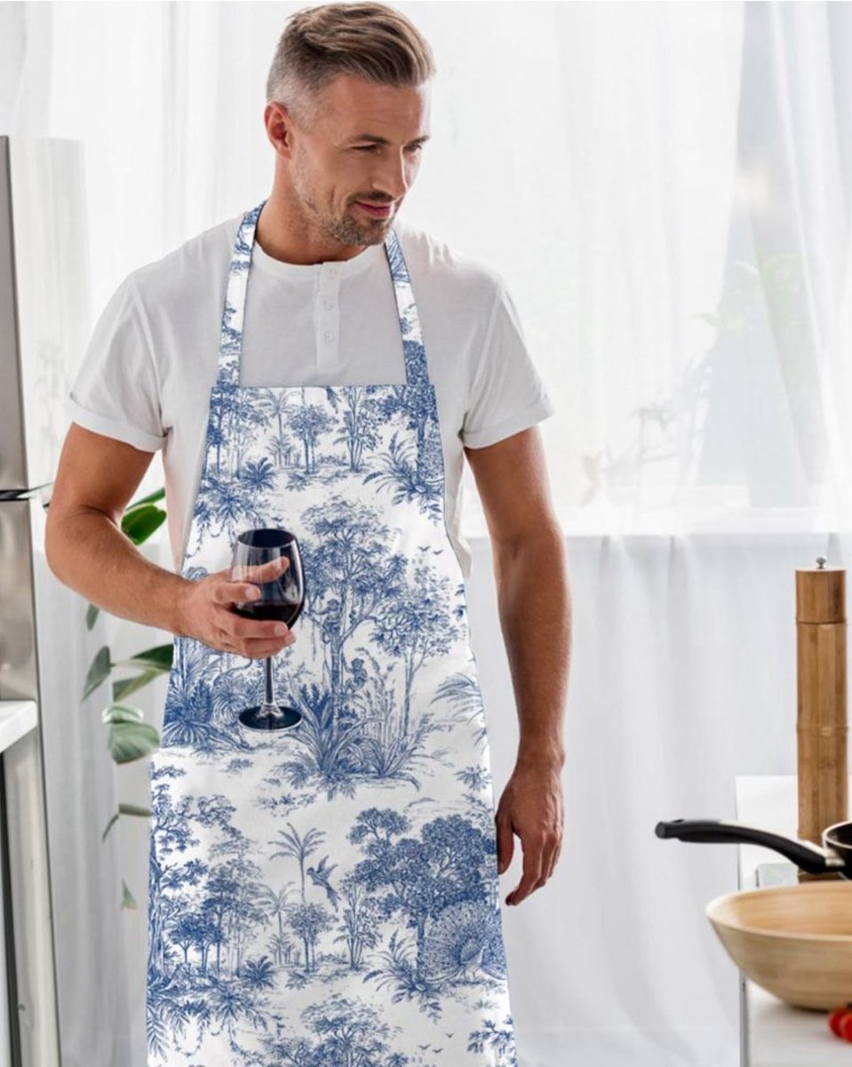 Keukenschort dames - keukenschort heren - fijn linnen - anti ...