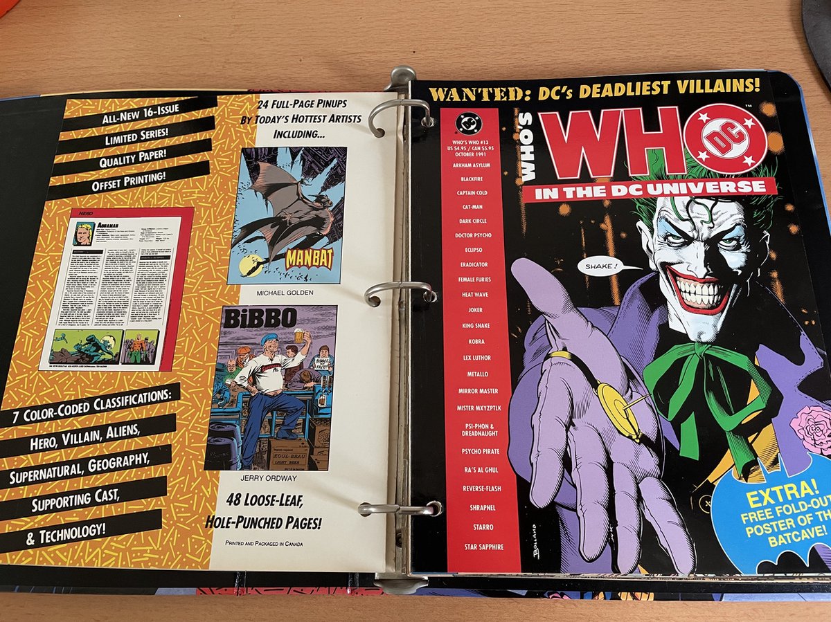 WHO's Who in the DC universe map met kaarten (engelstalig), DC ...