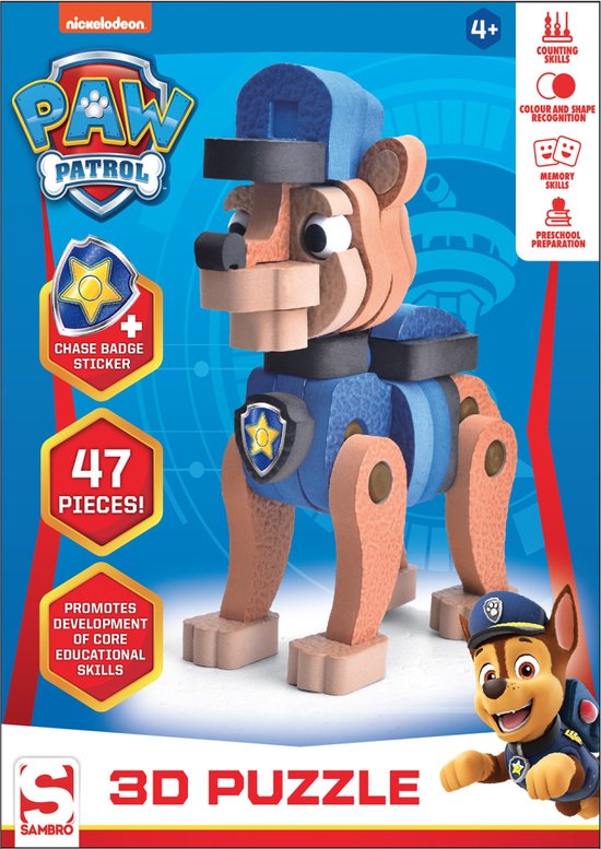 Paw Patrol 3D Puzzle Chase 47 pièces | bol.com
