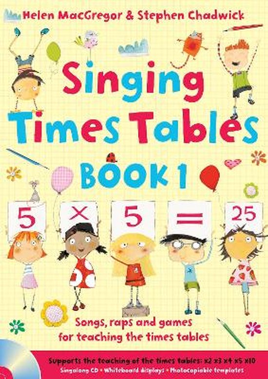 Singing Times Tables Book 1 | 9781408194751 | Stephen Chadwick | Boeken ...