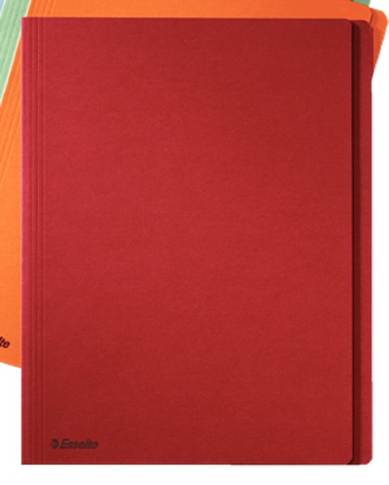 Esselte Manilla Inlegmap A4 - Rood - per 50 stuk | bol.com