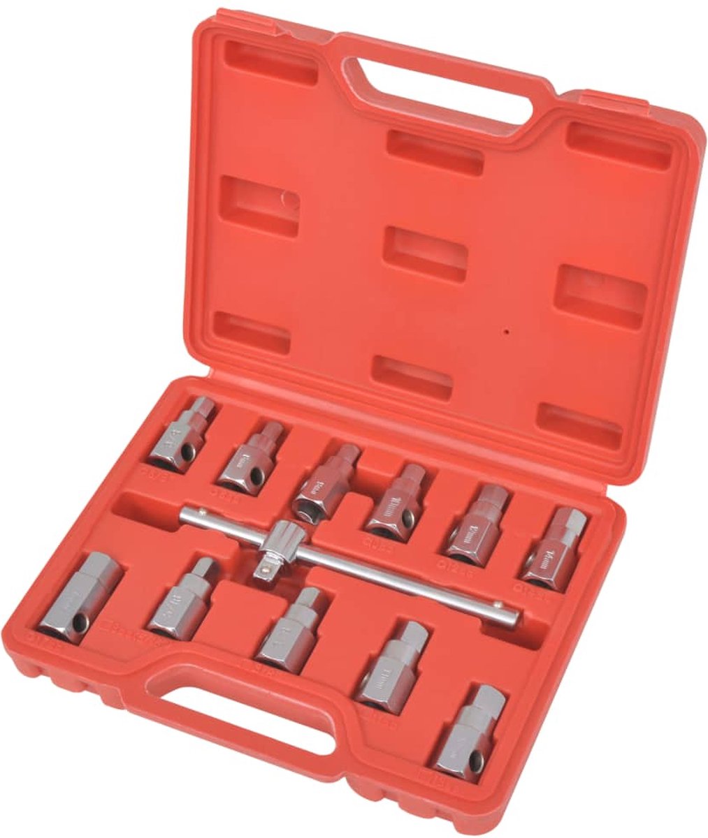 vidaXL - Dopsleutel Carterplug doppen set 12-delig 210045 | bol.com