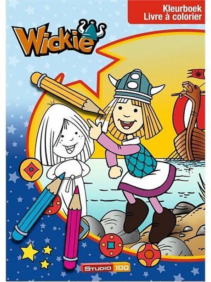 Studio 100 Wickie Kleurboek | bol