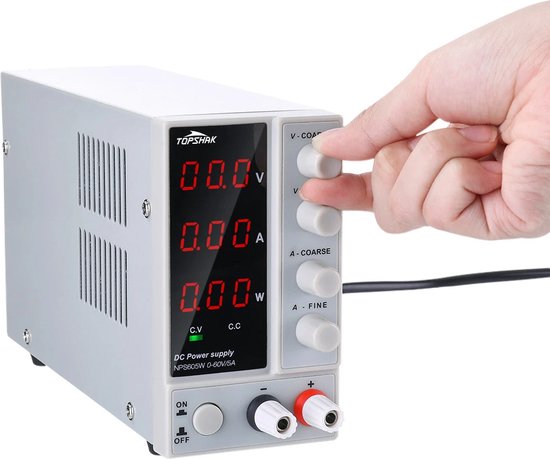 Labvoeding - 110 V/220V 0-60V 0-5A 300W - laboratorium voeding ...
