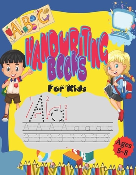 HANDWRITING BOOKS for kids ages 5-8: Printing workbook for Grades 1, 2 ...