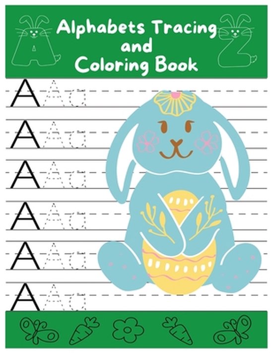 Alphabet Tracing and Coloring book: Handwriting Practice Learning and ...