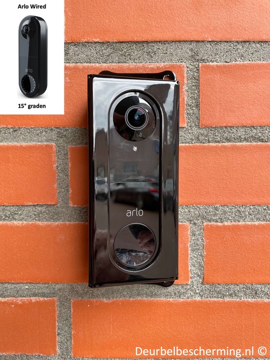 Arlo Wired - Video deurbel bescherming - 15° - Zwart – video deurbel ...