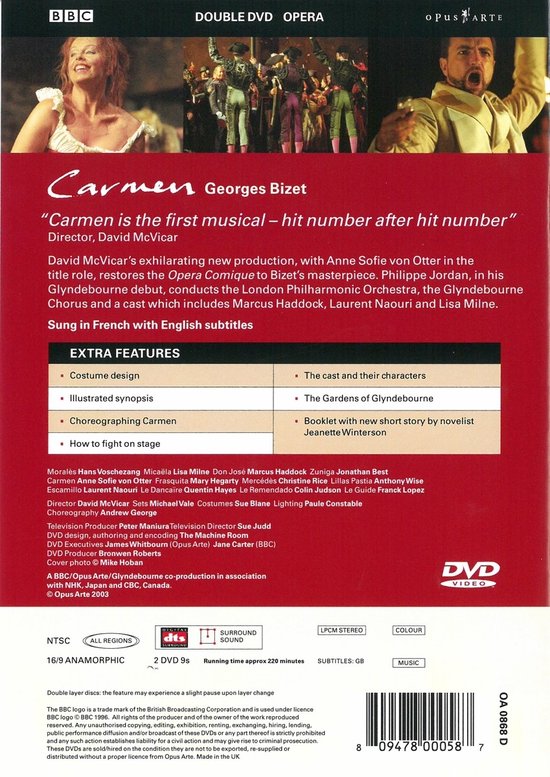 Anne Sofie Von Otter, Marcus Haddock, London Philharmonic Orchestra ...