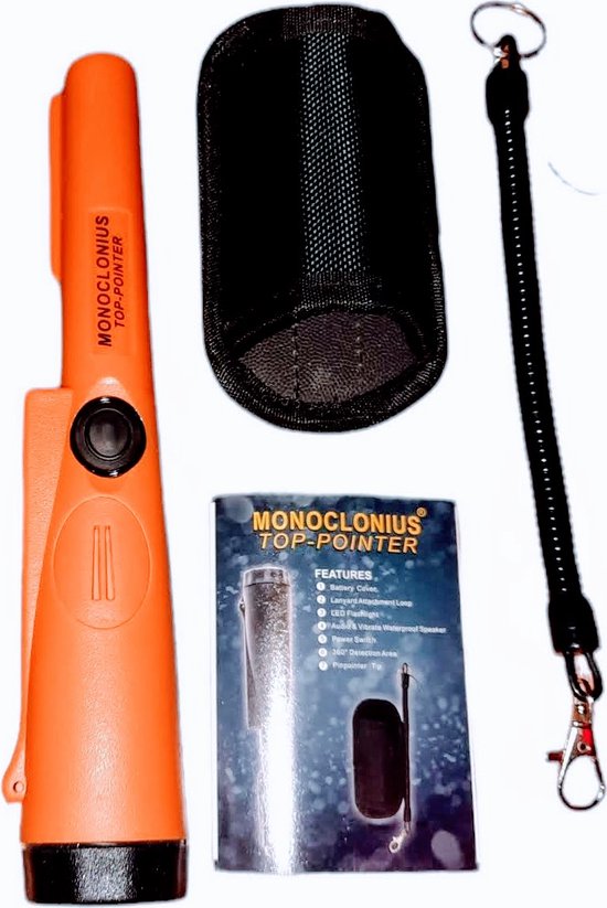 Pinpointer 100% Water-proof Monoclonius Oranje Top-Pointer Metaaldetector geschikt... | bol