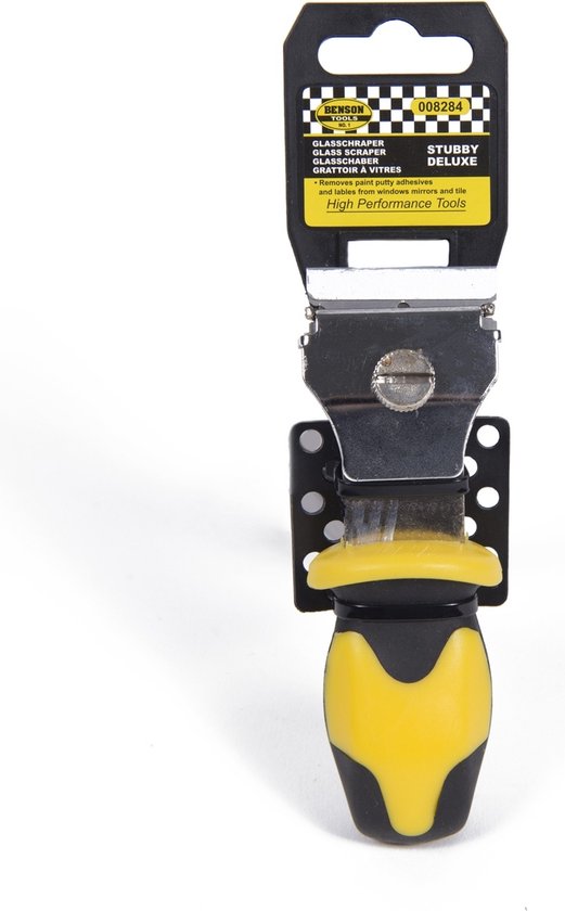 Benson Glasschraper met omkeerbaar mes - 120 mm - rubberen grip ...