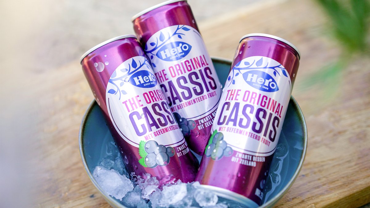 Hero Assortiment Fruitige Blikjes Frisdrank - Cassis, Appelsap ...